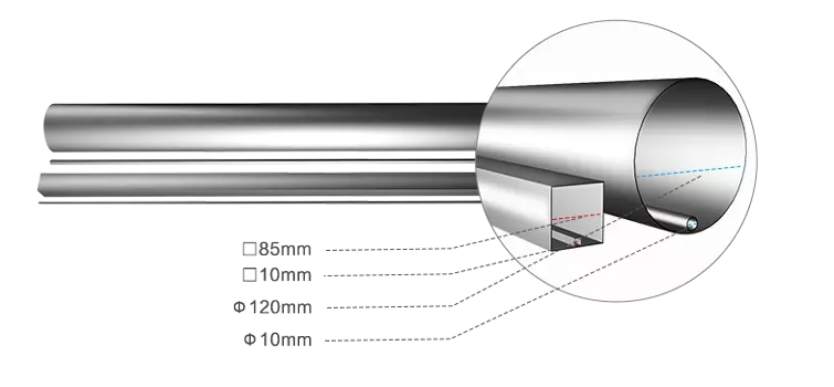 K Series Small Tube Laser Cutting Machine – baisonlasers.com